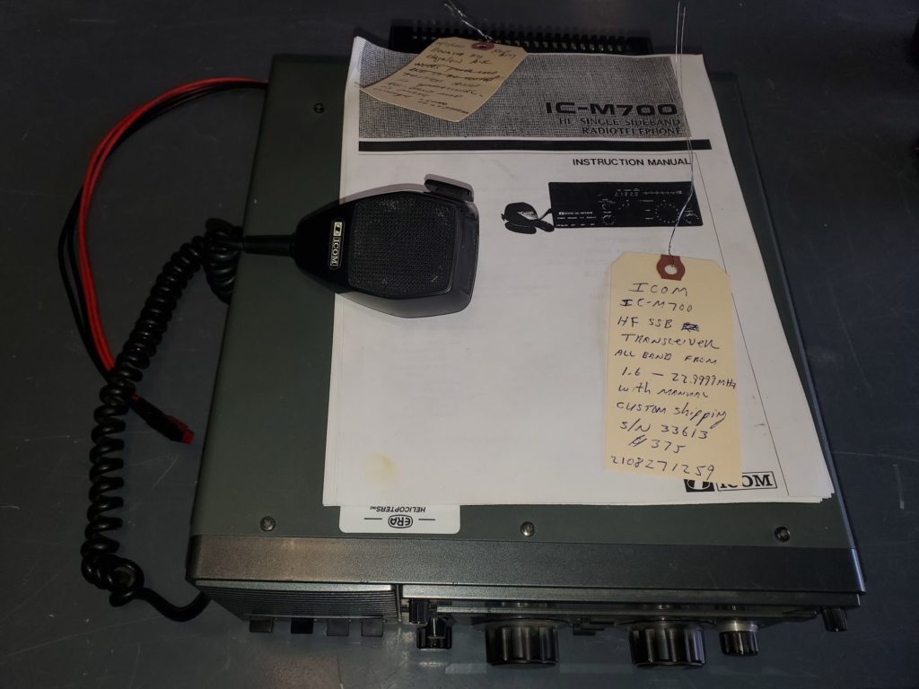 Icom IC-M700 HF Single Sideband Transceiver – Anchorage Amateur Radio Club