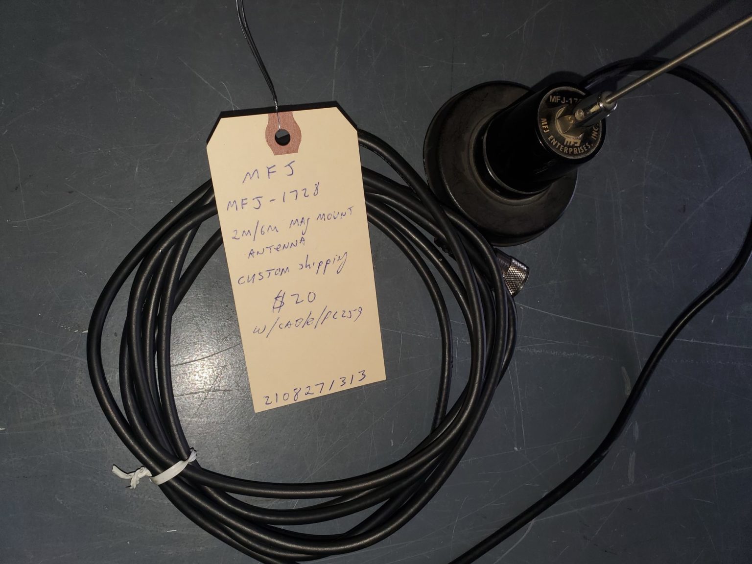 MFJ-1728 2M/6M Mag Mount Antenna – Anchorage Amateur Radio Club